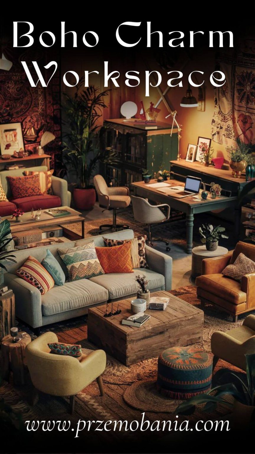 Transform Your Workspace with Boho Charm