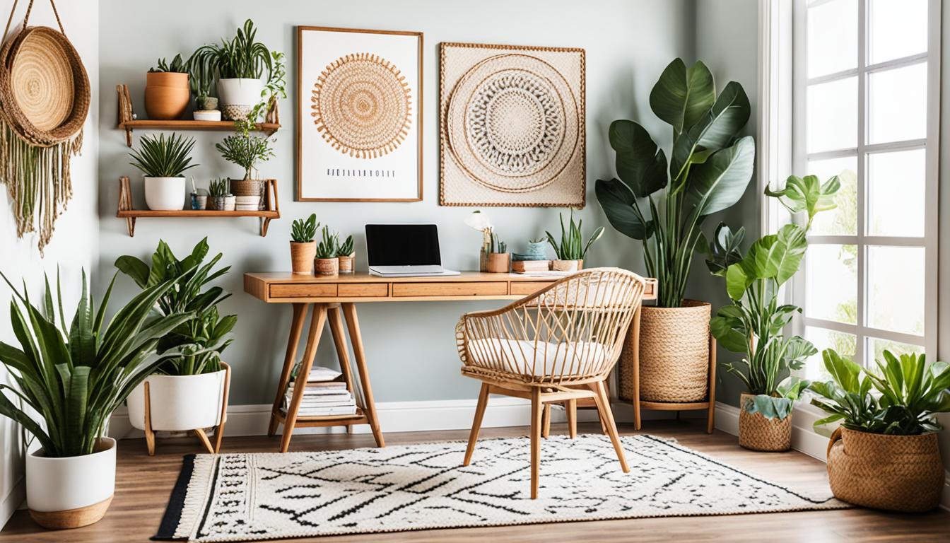 Stunning Boho Décor for Home Offices