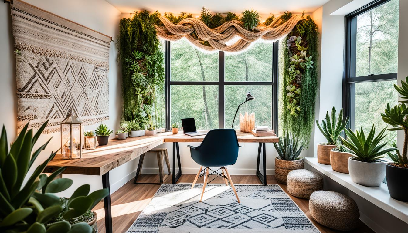Artistic Bohemian Elements in Office Décor