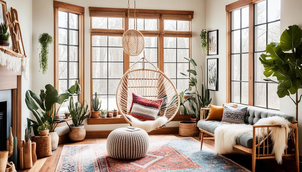 Lively Bohemian Themes for Home Offices