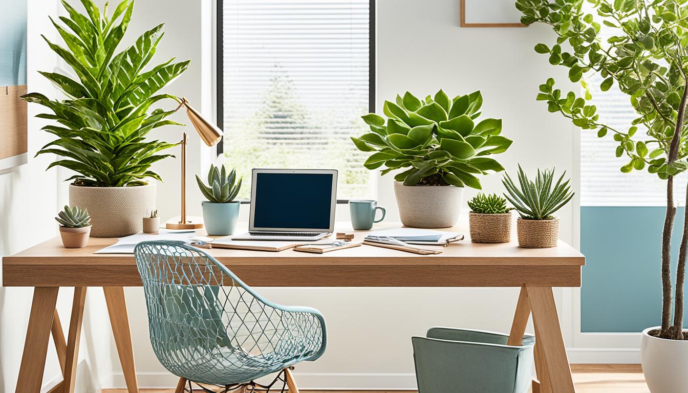 Boho Office Décor for a Peaceful Workspace
