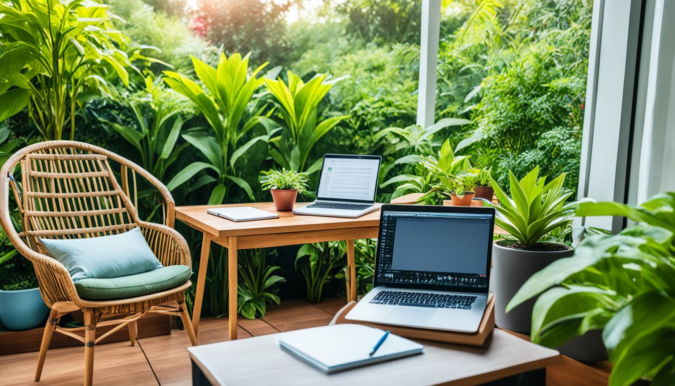 Creating a Productive Patio Workspace