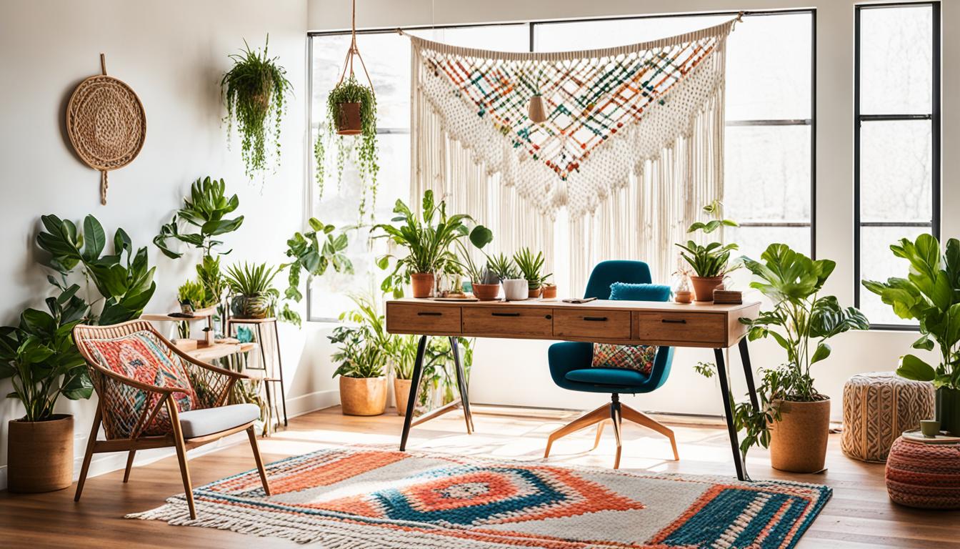 Unique Bohemian Elements for Office Décor