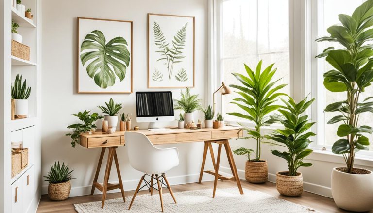 Boho Office Décor for a Peaceful Workspace