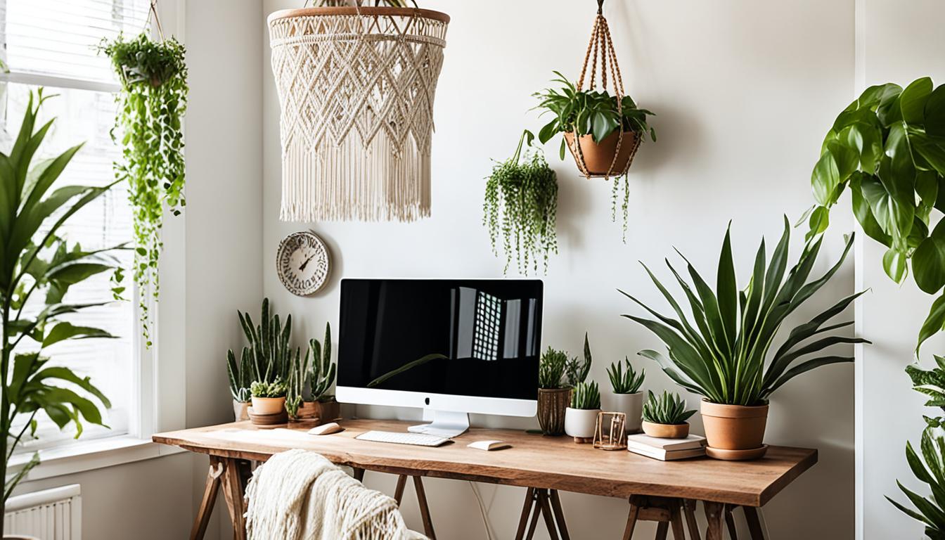 Bohemian Touches for a Cozy Home Office