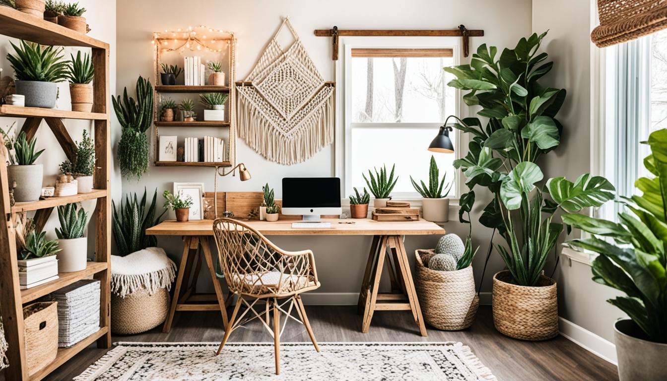 Bold and Beautiful Boho Office Designs