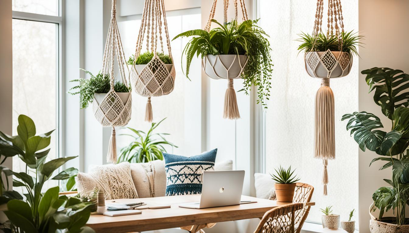 Boho Office Décor for a Relaxing Workspace