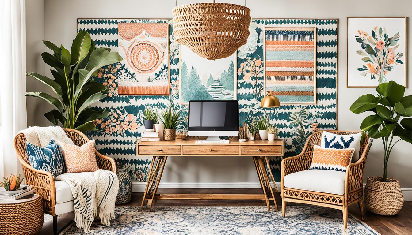 Trendy Boho Home Office Design Concepts