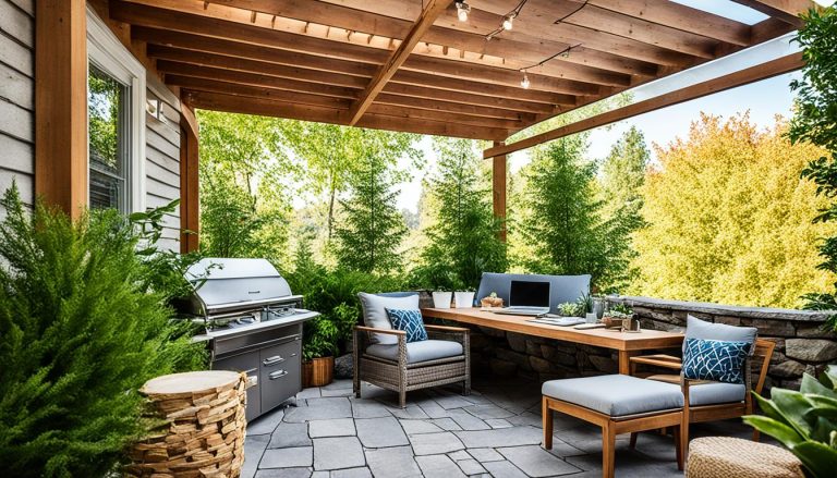 Patio Home Office: Nature-Inspired Designs