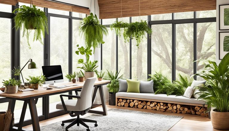 Patio Home Office: Nature-Inspired Designs