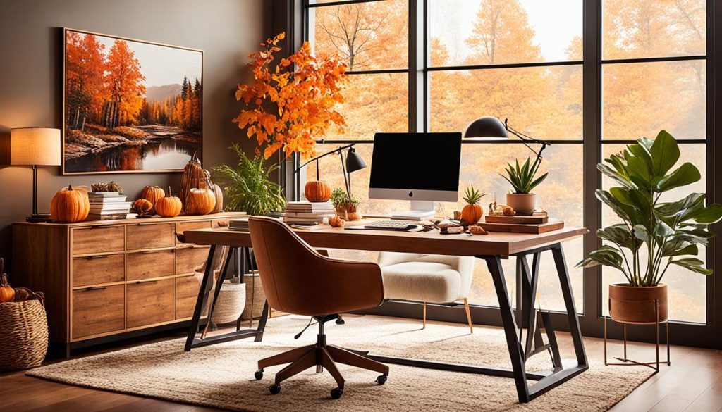 What Are Cozy Autumn Home Office Décor Themes?