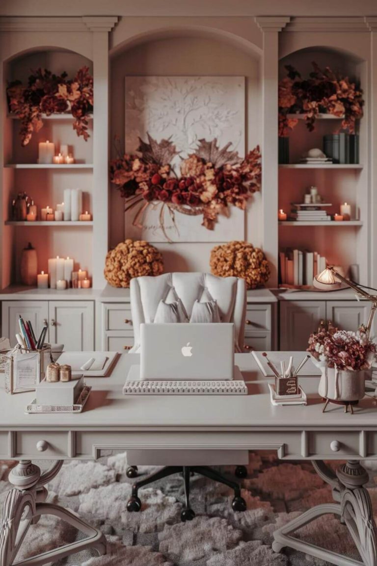 Simple Fall Home Office Décor Tips