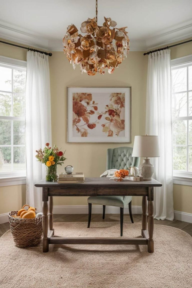 Simple Fall Home Office Décor Tips