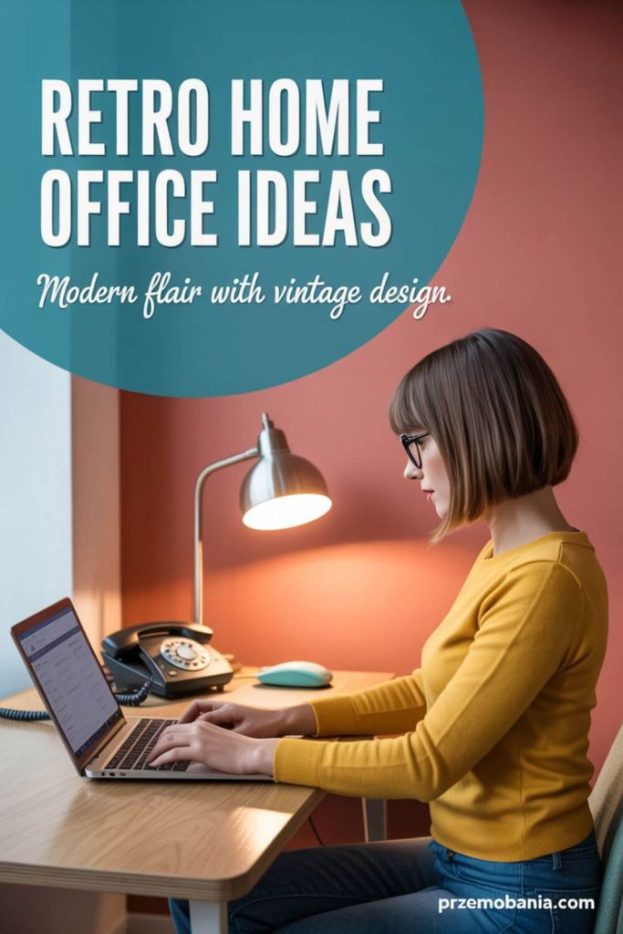 Retro Home Office with Modern Flair & Vintage Design