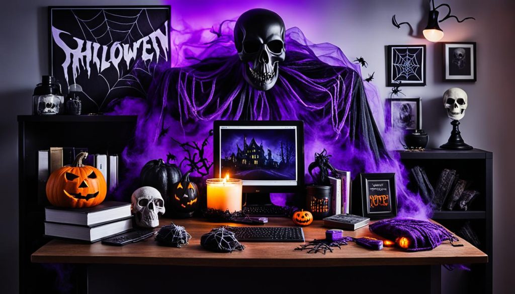What Are Spooky Halloween Home Office Décor Ideas?