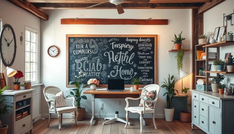 What Art Complements Shabby Chic Office?