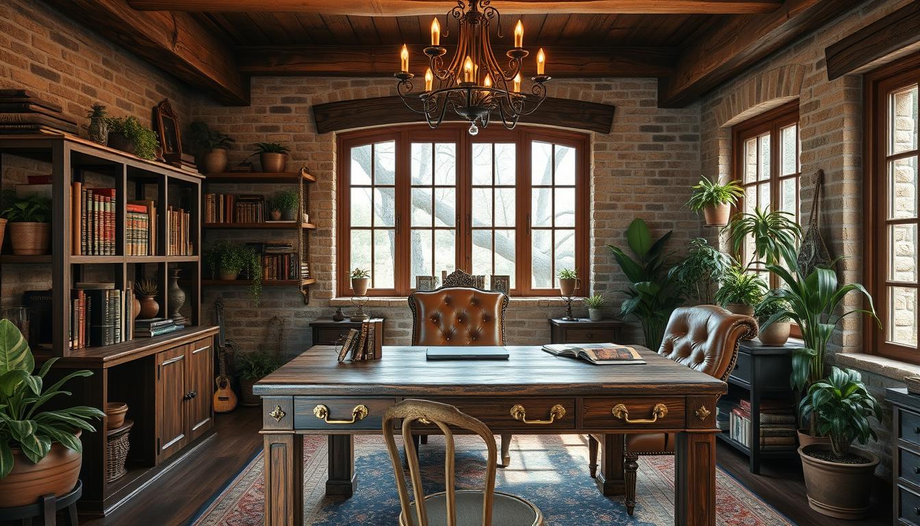 How to Organize a Rustic Home Office?