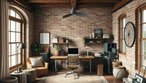 How to Create Cozy Rustic Office?