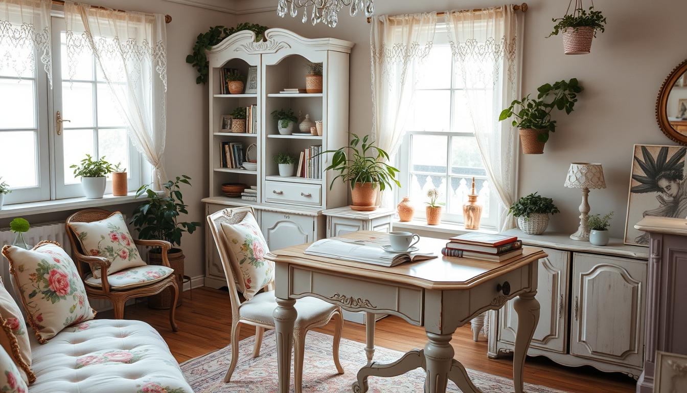 What Is a Shabby Chic Home Office?