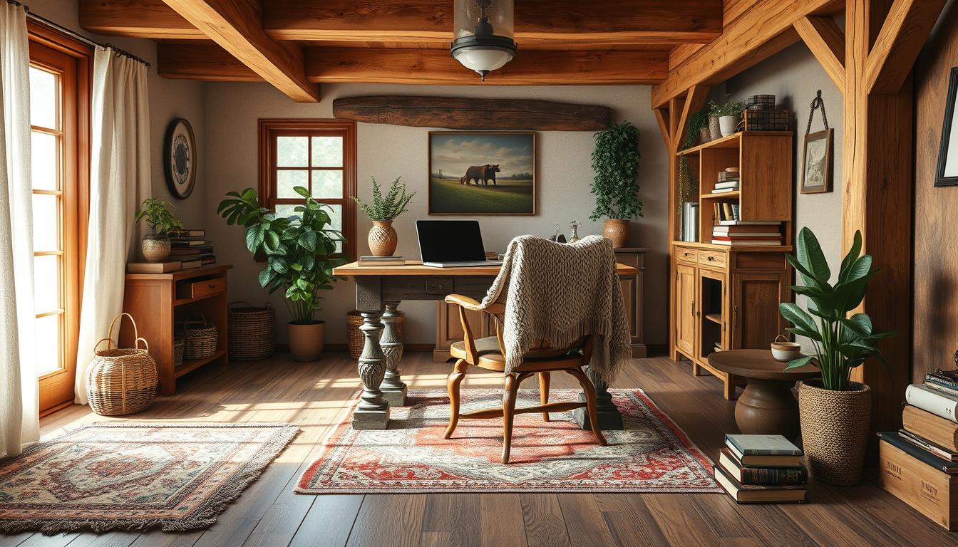 How to Create Cozy Rustic Office?