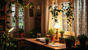 How to Light a Cottagecore Home Office?