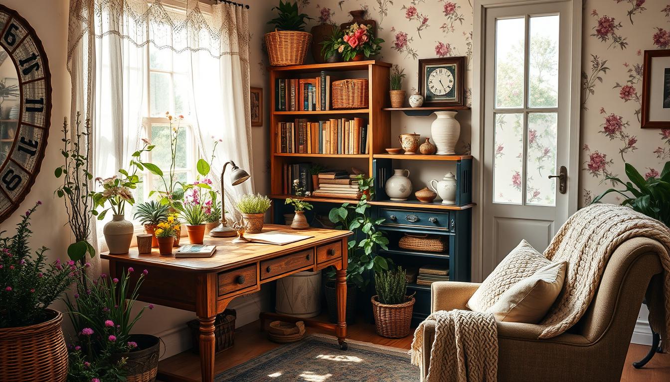 How to Decorate a Cottagecore Home Office?