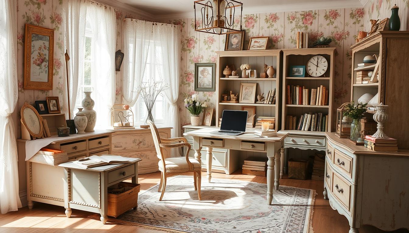 What Decor Suits Shabby Chic Office?