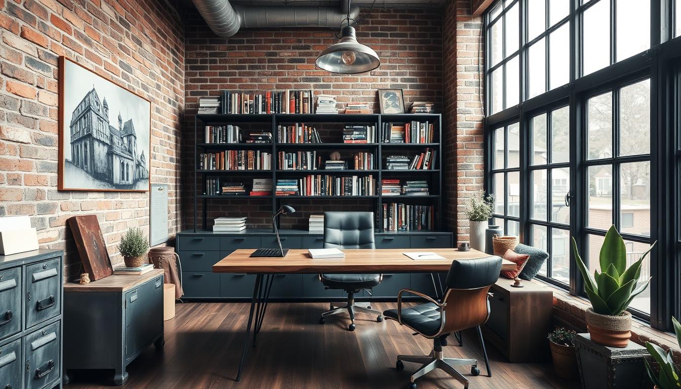 How to Design an Industrial Home Office?