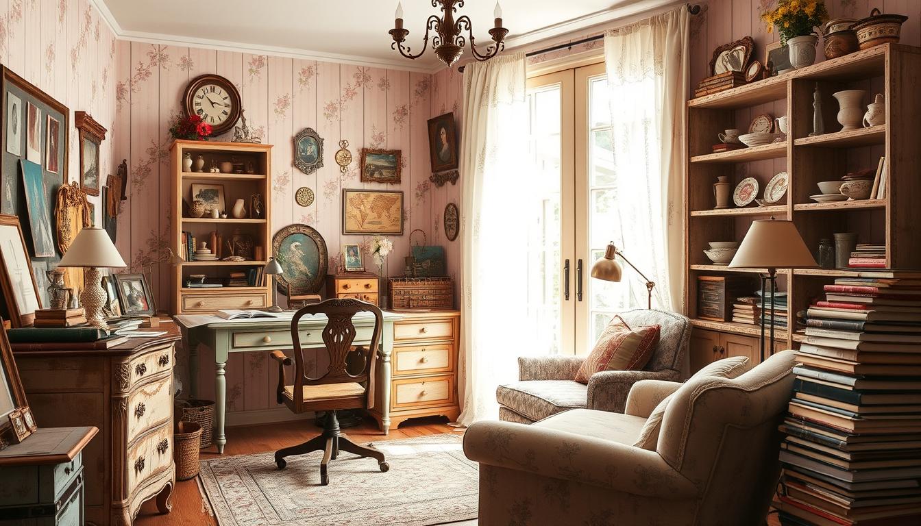 What Is a Shabby Chic Home Office?