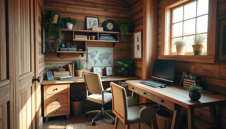 How to Personalize a Rustic Home Office?