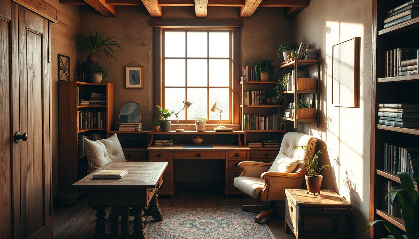 How to Make a Small Rustic Office?
