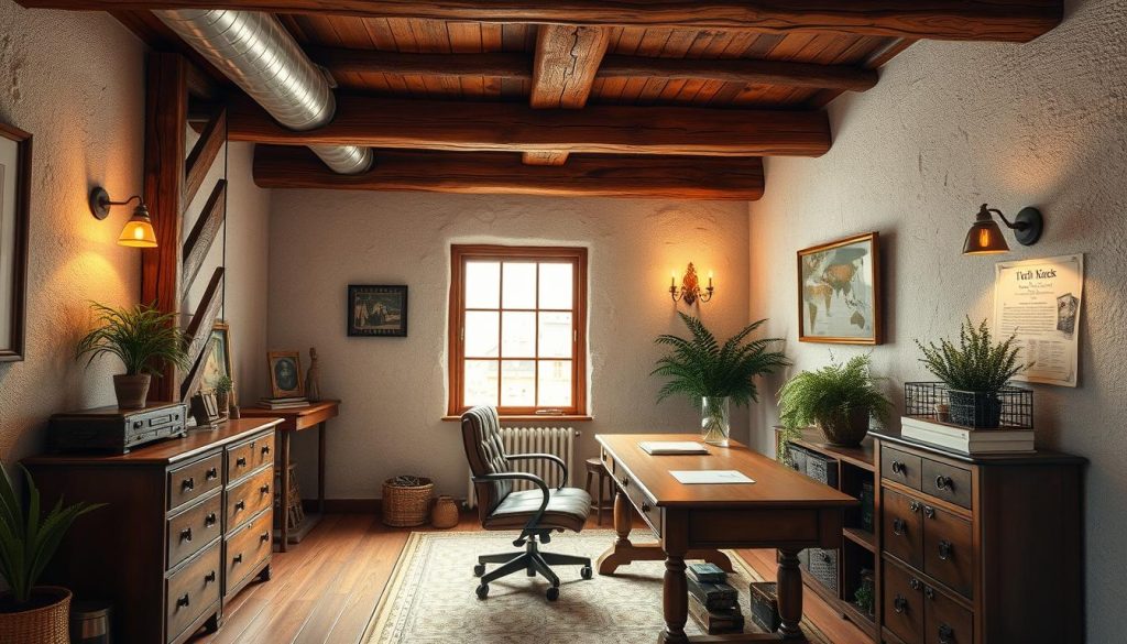 How to Make a Small Rustic Office?