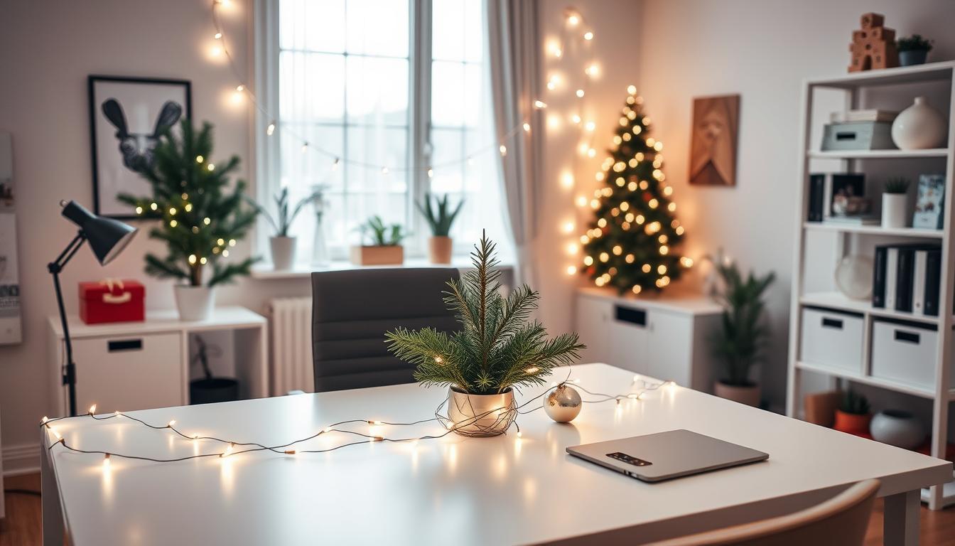 Christmas Lighting Tips for Home Office Decor