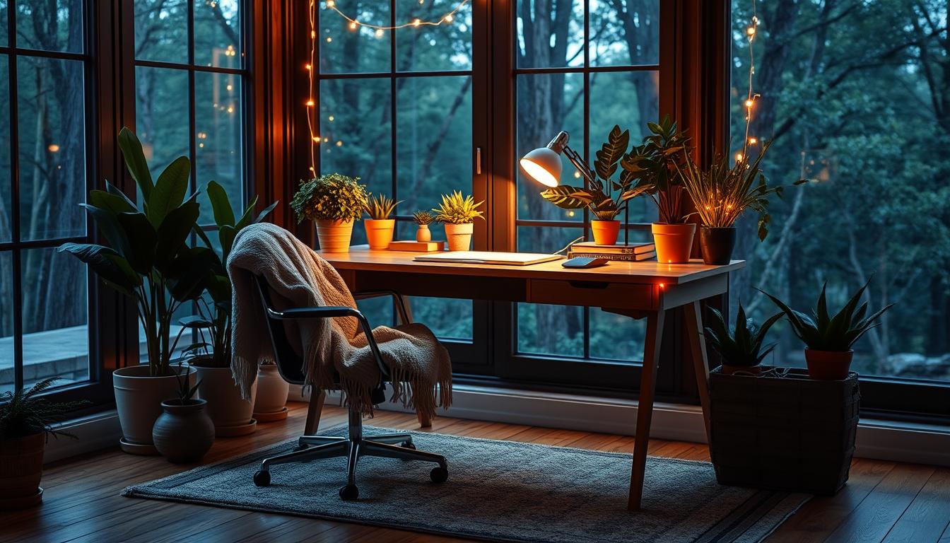 How to Style a Cozy Work From Home Nook