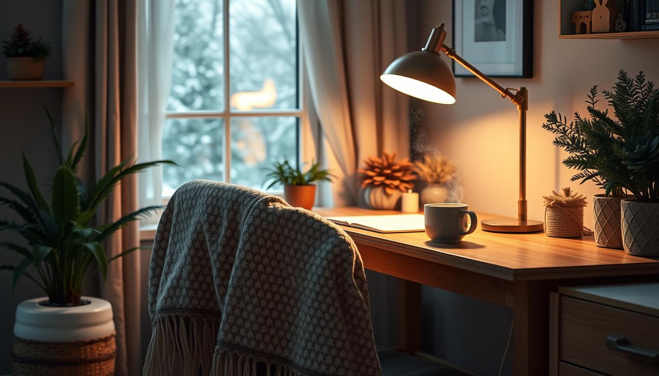 How to Make Your Home Office Decor Cozy for Winter