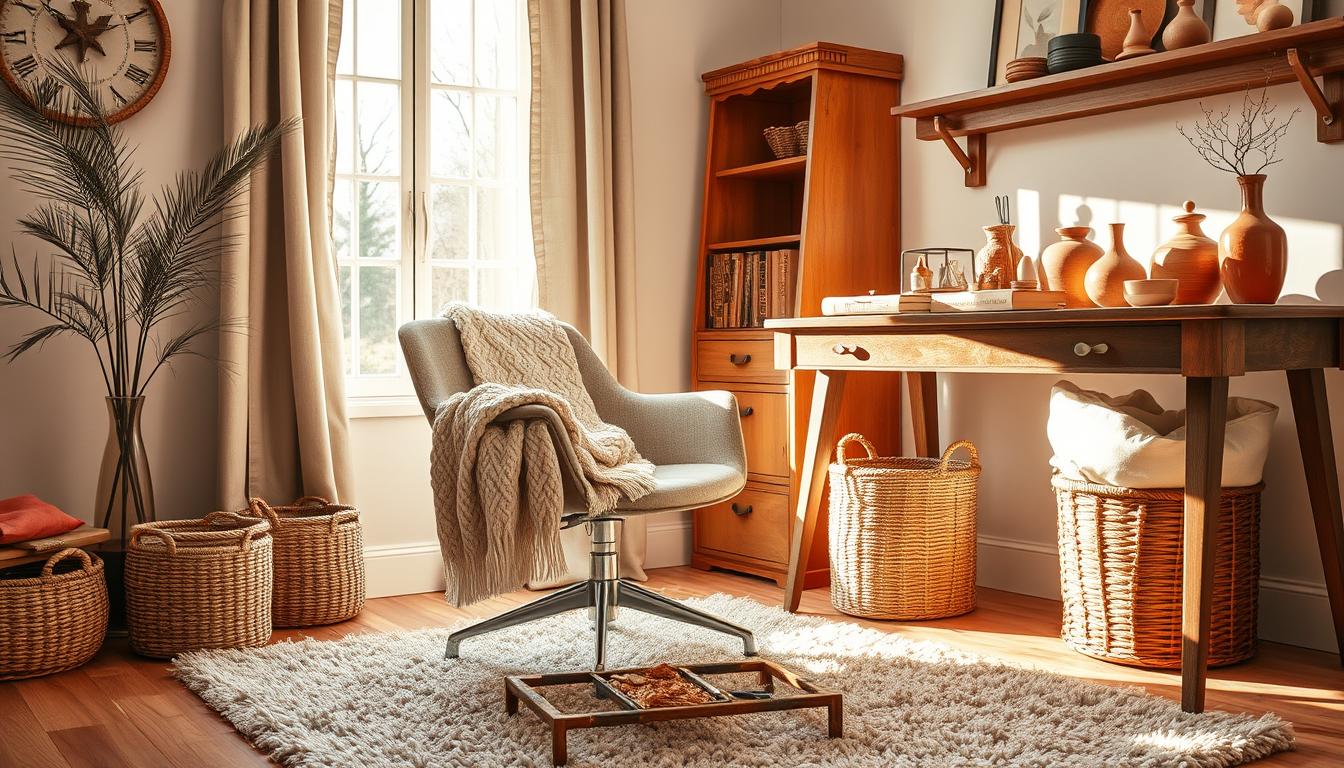 How to Add Warmth to Home Office Decor This Winter
