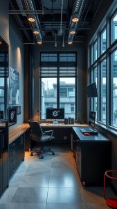 49 Industrial Office Design Ideas for Your Cozy Home
