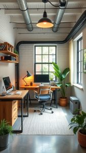 49 Industrial Office Design Ideas for Your Cozy Home