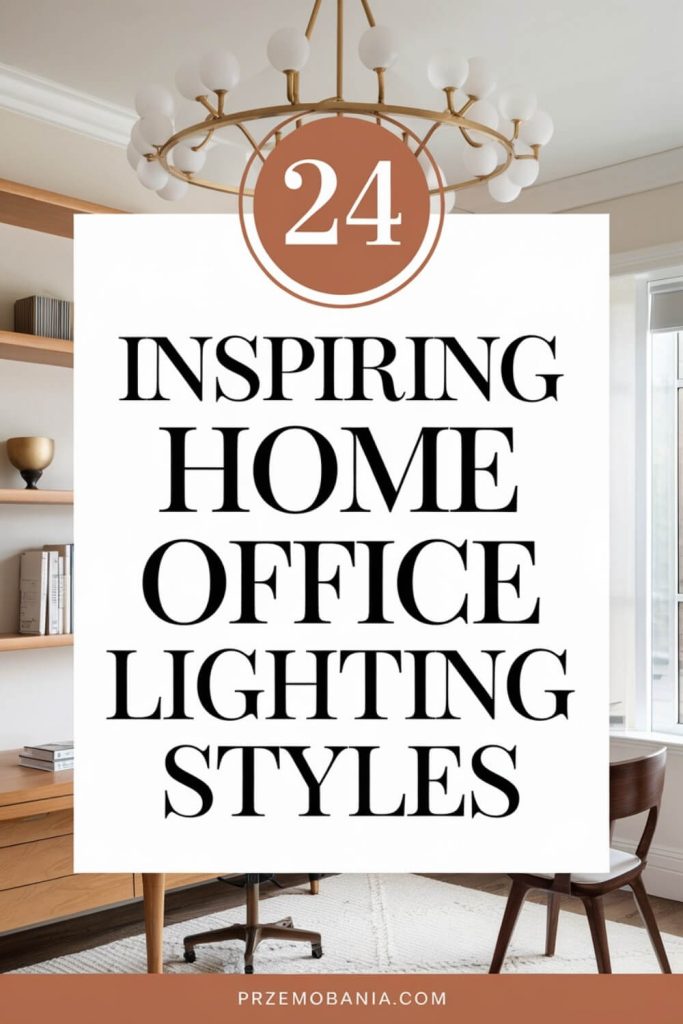 24 Inspiring Home Office Lighting Styles