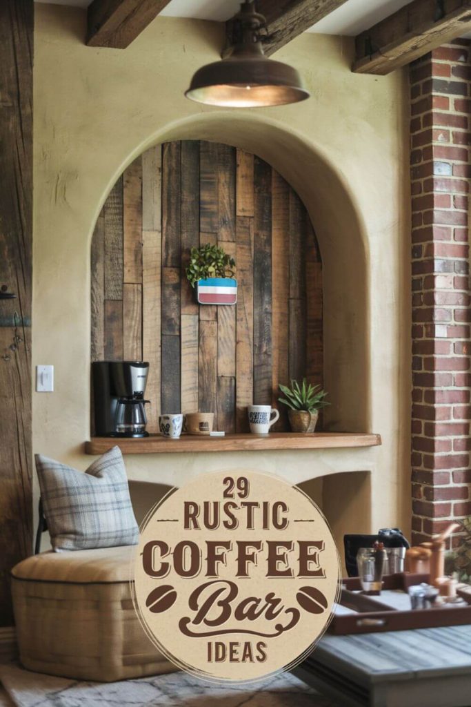 29 Rustic Coffee Bar Ideas for Your Cozy Home Office