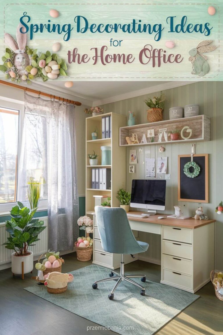 48 Spring Decorating Ideas for Your Home Office