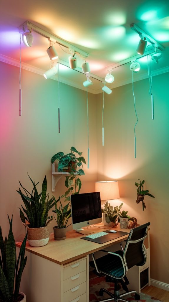 24 Inspiring Home Office Lighting Styles