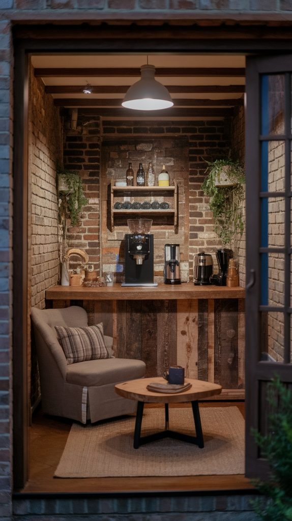 29 Rustic Coffee Bar Ideas for Your Cozy Home Office