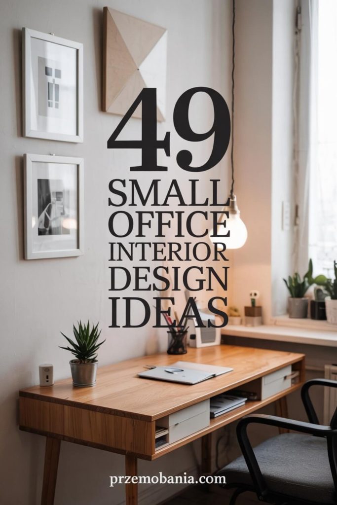 49 Examples of Small Office Interior Design