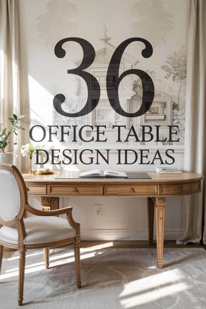 36 Gorgeous Office Table Design Styles