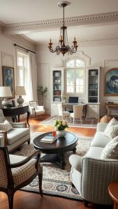 36 Living Room Designs to Complement Home Office