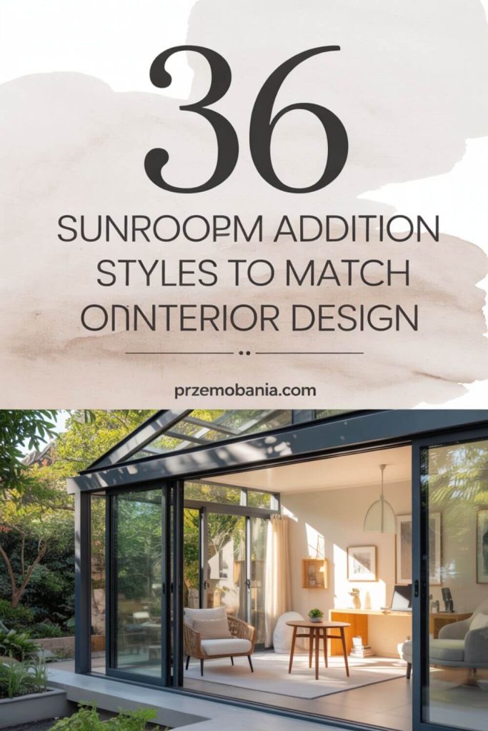 36 Sunroom Addition Styles to Match Office Interior Design