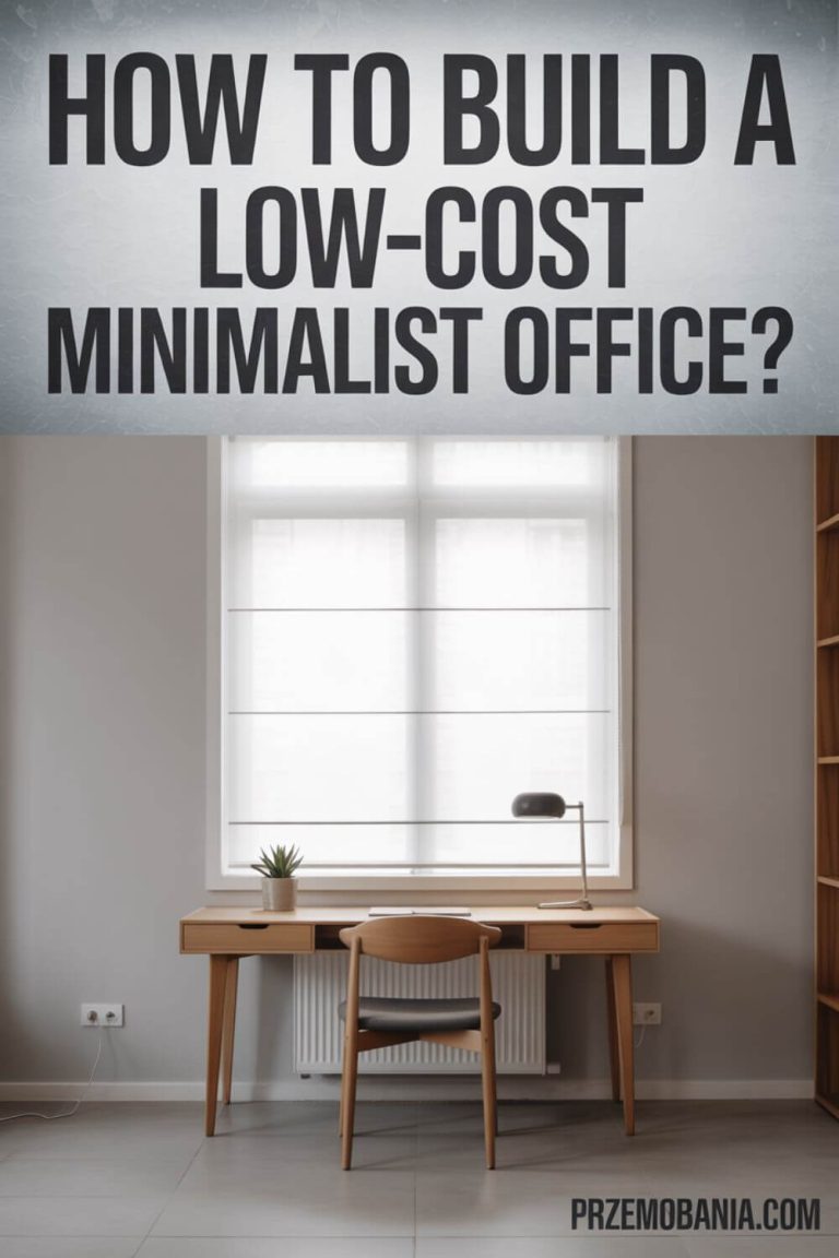 How to Build a Low-Cost Minimalist Office?