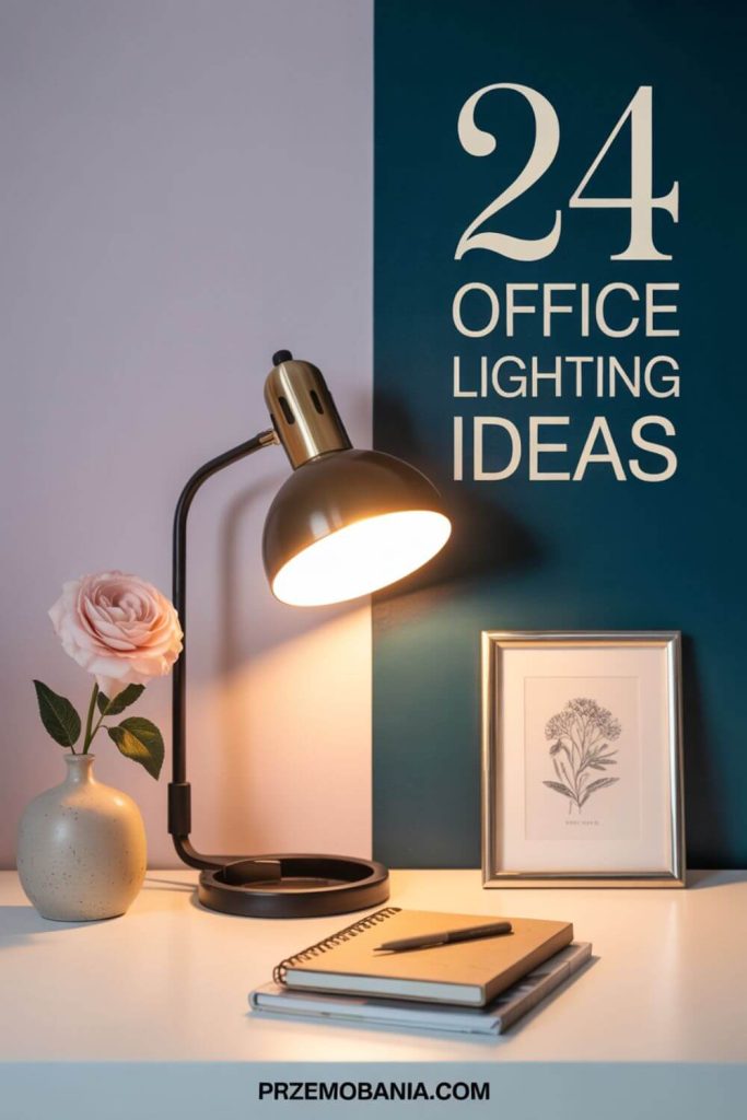 24 Office Lighting Ideas to Make Work From Home Easier