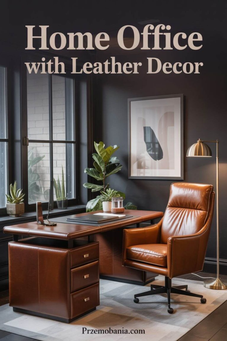 Explore the Beauty of Leather Accents Office